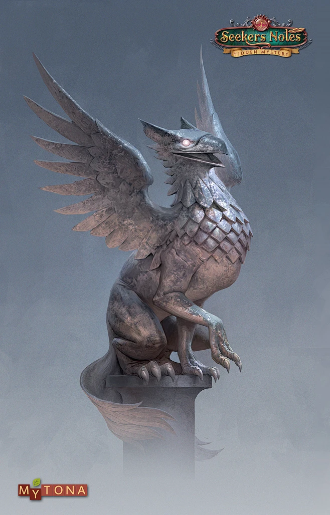 Griffin, MYTONA LLC : Creature from game Seeker's Notes.-花瓣网