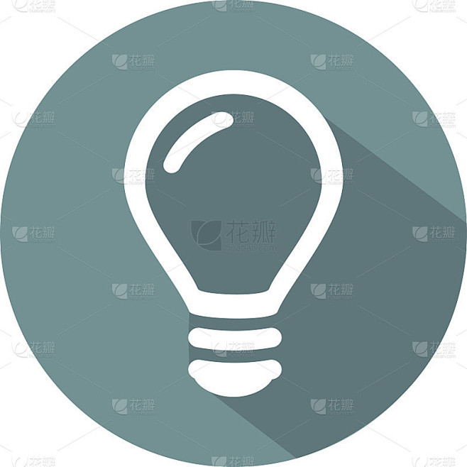 灯泡图标伟大的任何用途。向量EPS10。