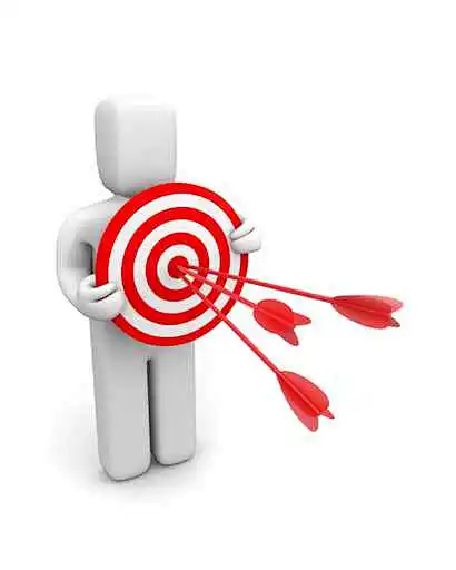 3D小人与靶子ppt素材图片打包下载,ppt素材 - 51PPT模板网-花瓣网