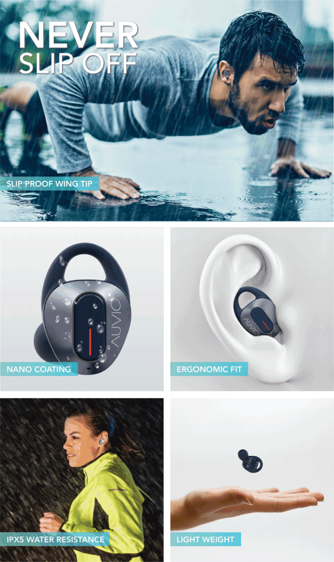 MOTION PLUS Earbuds: Perfect Fit & Better Sound : 48Hrs Playtime | Slip ...