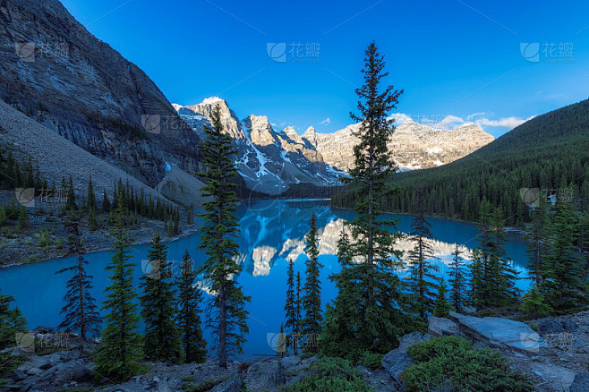 冰碛湖，落基山脉，加拿大