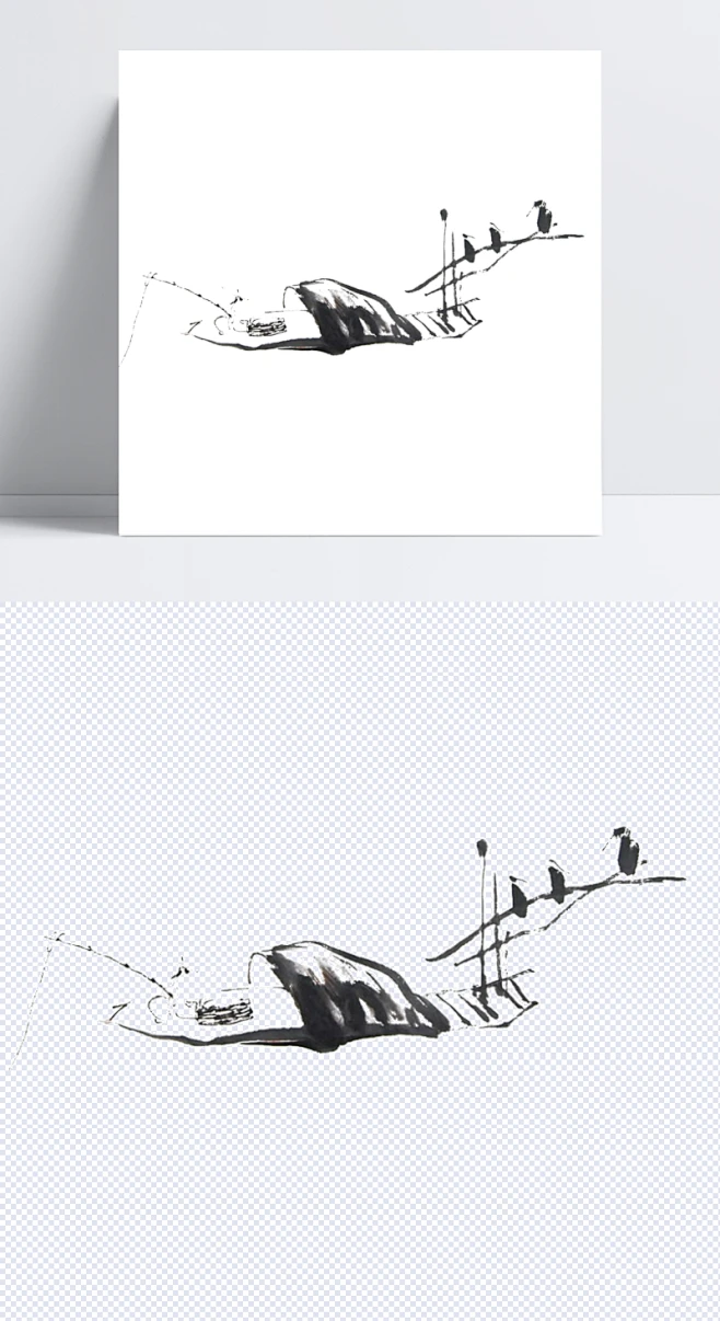 国画水墨垂钓|水墨,国画,水墨画框,水墨山水,水墨风,垂钓,水墨国画,国画水墨,水墨垂钓,毛笔画,水墨画,风景,中国风,斗笠,钓鱼,图标元素 ...