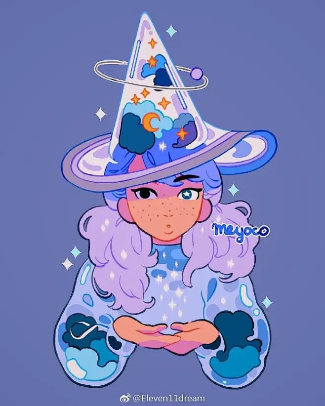 少女系 画师 meyoco-花瓣网