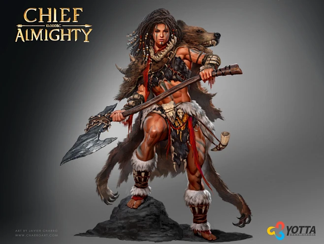 javier-charro-female-chief-neolithic-logos-花瓣网