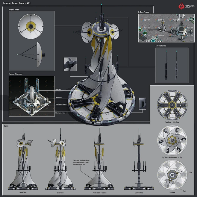 Nexus War - City Props-花瓣网