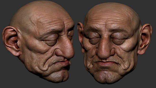 Caricature WIP, Pierre Benjamin : Character I started during the ZBrush ...