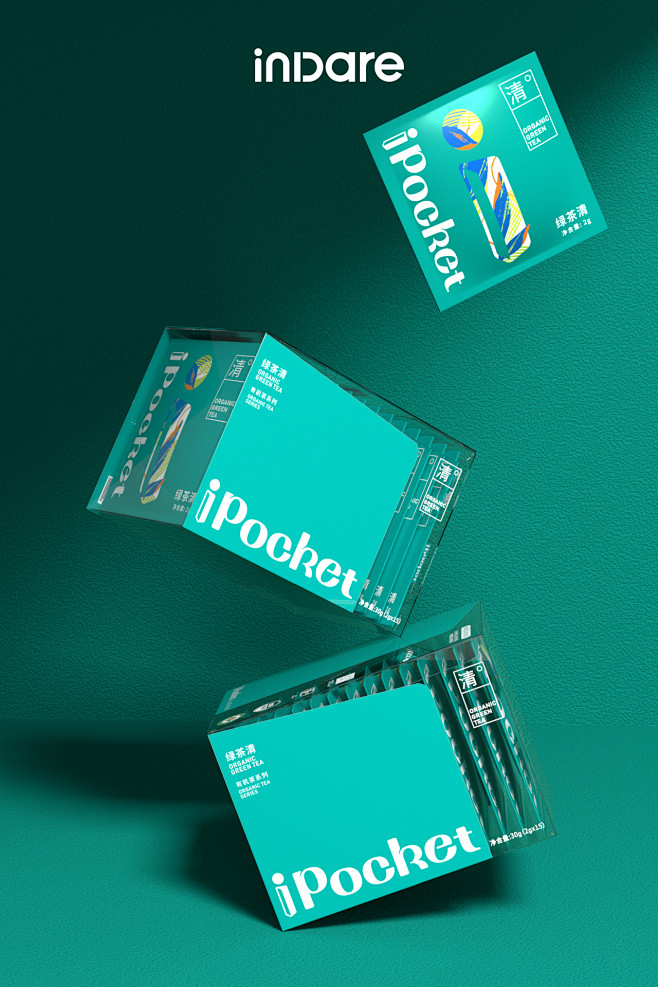 美的 inDare iPocket 点滴有味 开启饮品潮流时代平面品牌格外设计 - 原创作品 - -3