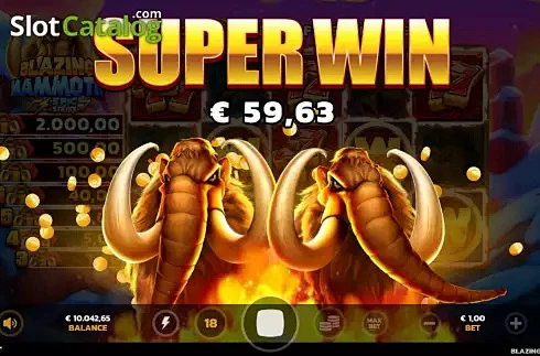 Super Win. Blazing Mammoth slot-花瓣网