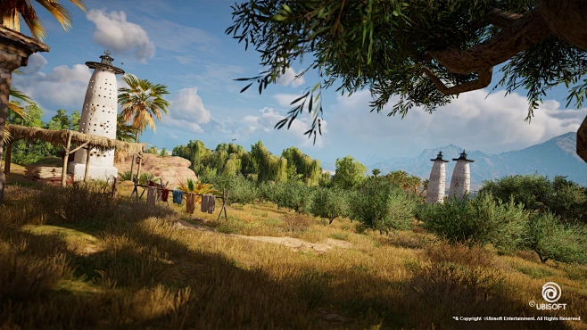 Assassin's Creed Origins Canyon Desert Oasis, Sebastien Primeau : Here ...