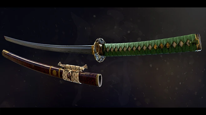 'Sakura Blade' - Game Ready Katana图片_武士刀图片素材-花瓣网