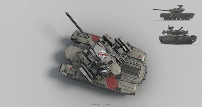 Icelus MBT, noax . : Unmanned MBT with a rough blockout for the ...