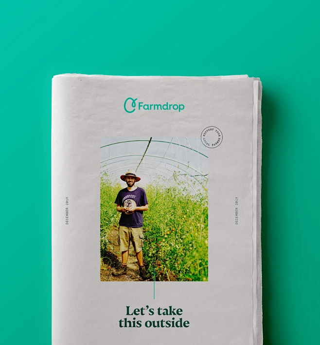 New Logo and Identity for Farmdrop by Confederation Studio and In-house-花瓣网