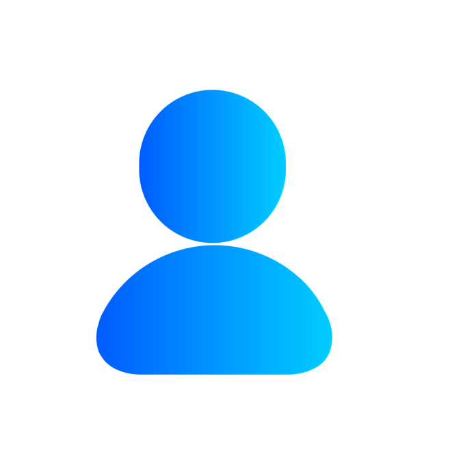 千库网_蓝色渐变人物图标头像_元素编号12544782