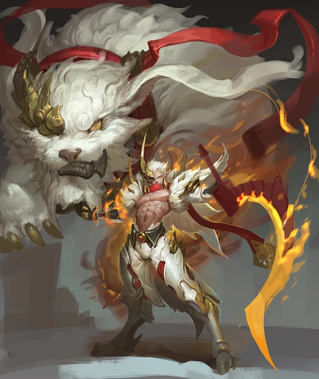 直立人形怪物原画来自cgbook.cn (6581)-花瓣网