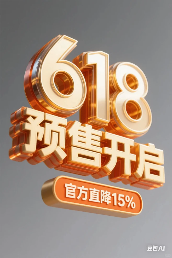 AI直出618电商促销字效！附提示词 - 小红书-花瓣网