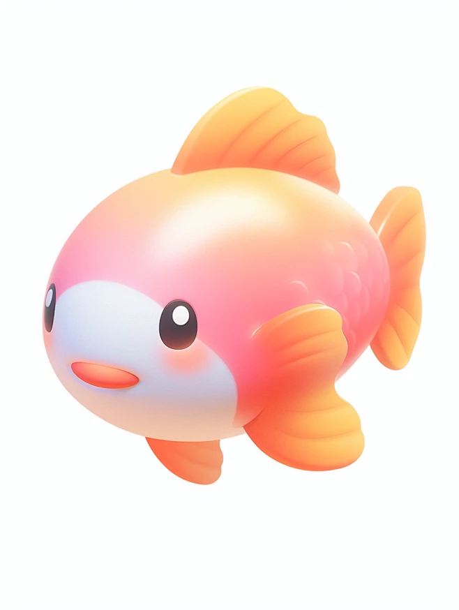NJ_A_small_fish3D_icon_Clay_cartoon_Nintendo_cute_smoo_6e9d7e55-3685 ...