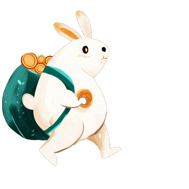 千库网_中秋节中秋可爱兔子走路走背包动图gif_GIF编号74151-花瓣网