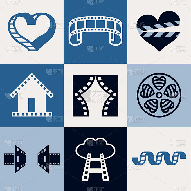 影院图标向量集