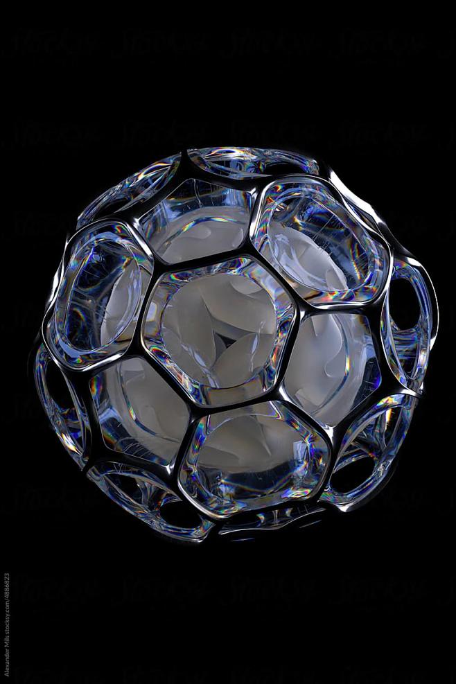 "Abstract transparent object" by Stocksy Contributor "Alexander Mils"-花瓣网