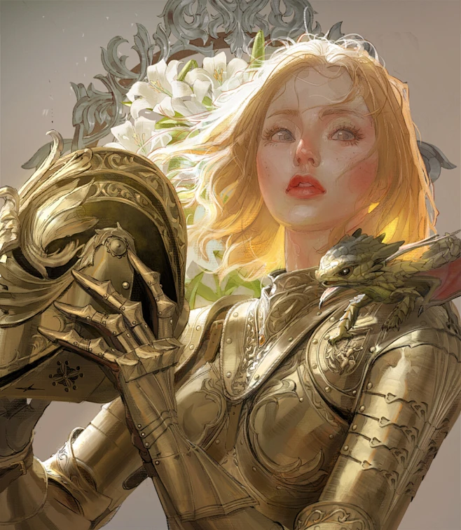 Armor girl #5-花瓣网