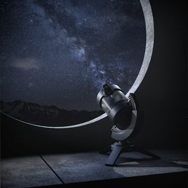 astronomical telescope industrial design product design -花瓣网