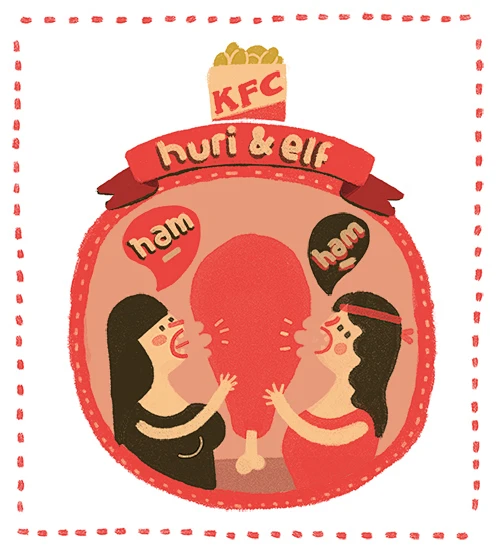 KFC Turkey Twitter Campaign : I made the illustrations of twitter users ...