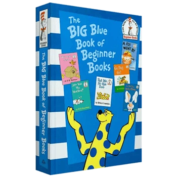 英文原版绘本 苏斯博士6合1故事书 The Big Blue Book of Beginner Books 儿童英语阅读启蒙图画书 英文版进口 ...