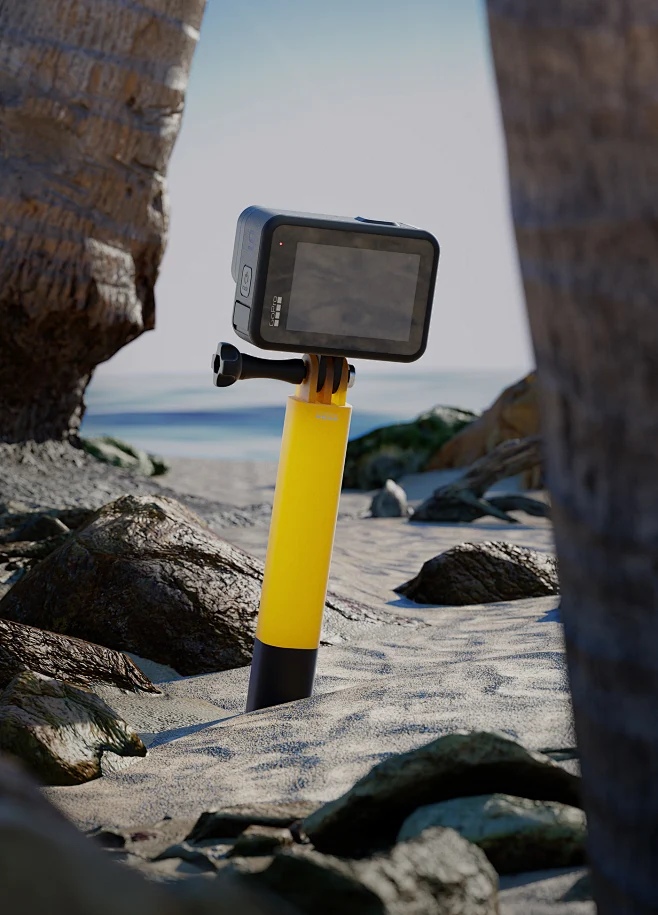 3D art CGI design gopro industrial product realistic Render ...