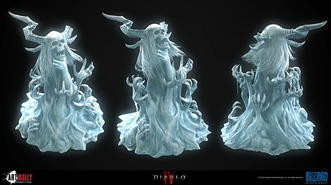 Diablo IV - Props Headstones - 01-花瓣网