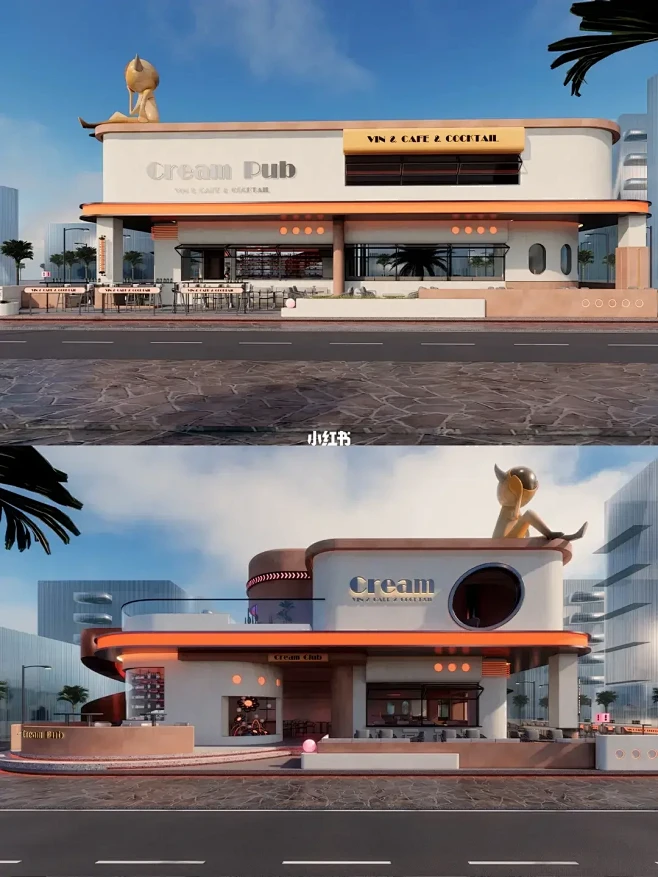 酒吧设计｜CREAM PUB-花瓣网