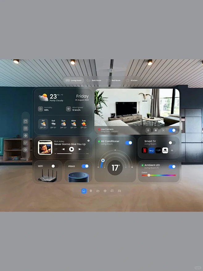 UI灵感分享-VR界面 - 小红书-花瓣网