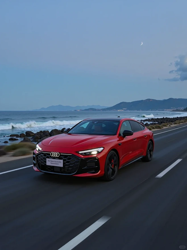上汽奥迪 A5L｜五一去海边兜风也是正经事 - 小红书-花瓣网