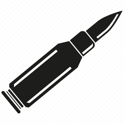 Ammunition, bullet, shot, slug, weapon icon - Download on Iconfinder-花瓣网