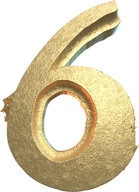 @一只嗨皮的小强 人物卡通素材、插画png免扣、C4D、装饰性元素、几何抽象、立体字、数字6-花瓣网