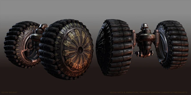 Kevin Bryant | Rolling Thunder, Media Arts & Animation : Modeled and Surfaced in the Hard ...