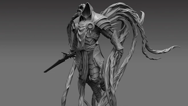 Tyrael from Diablo 3, Alejandro Villapudua : 3D Model of Tyrael from ...