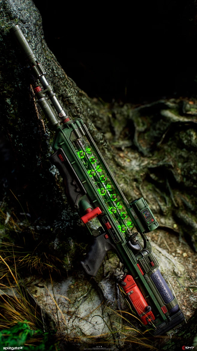 Splitgate 2 - Sabrask Burst Rifle Lawnmower Skin-花瓣网