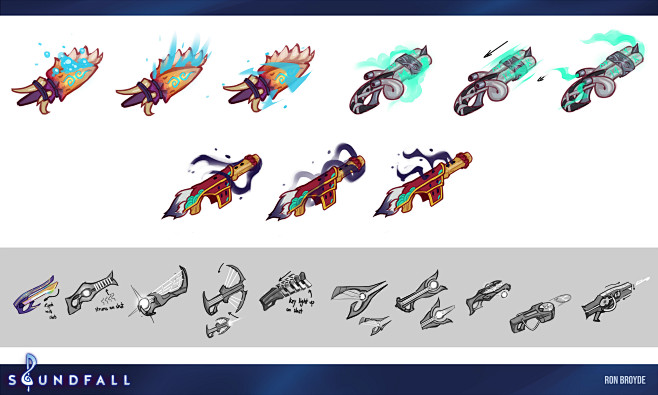 {游戏系列}美国 Soundfall（UI,角色，场景）