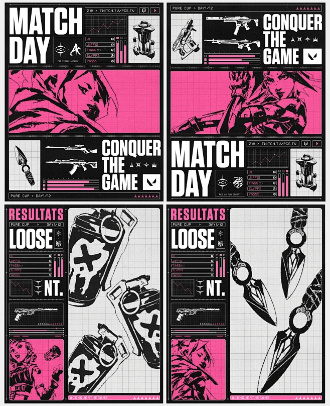 PCS VALORANT - Conquer the Game :: Behance-花瓣网