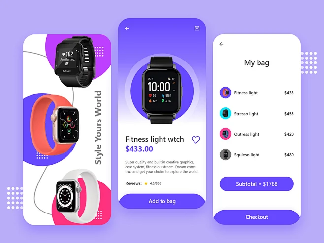 iOS UI design mobile app design mobile design mobile ui ux Smart Watch ...