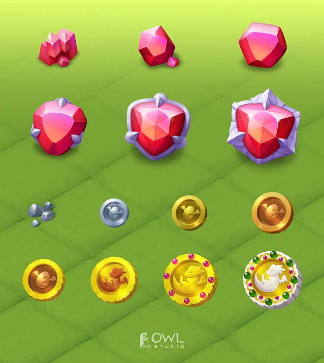 Merge Game - Objects & Props - Part 4-花瓣网