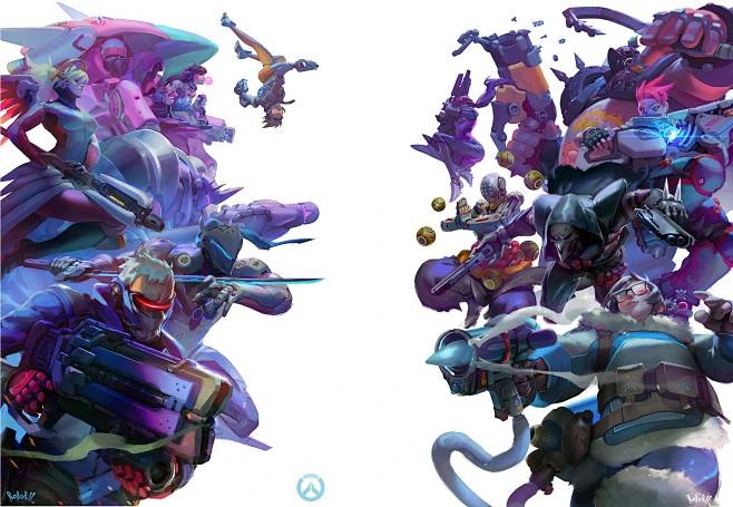 General 2169x1500 D.Va (Overwatch) digital art Overwatch Tracer ...