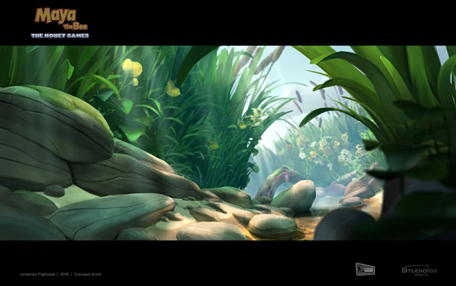 Maya The Bee 2 - Styleframes , Johannes Figlhuber : In 2016 I had the ...