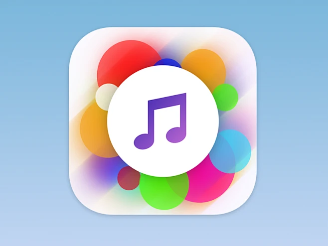 Music app icon-花瓣网