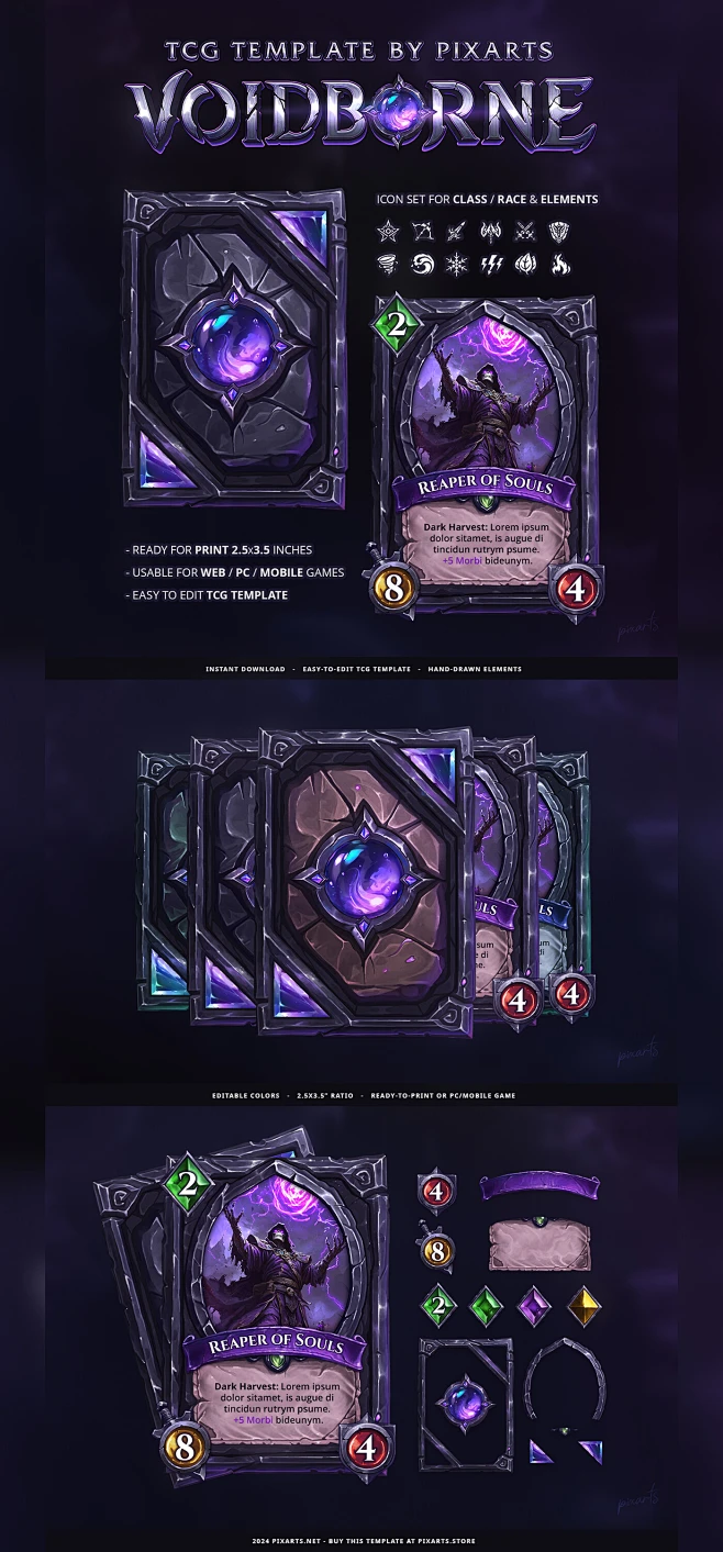 Voidborne (TCG / CCG) - 集换式卡牌游戏模板 -花瓣网
