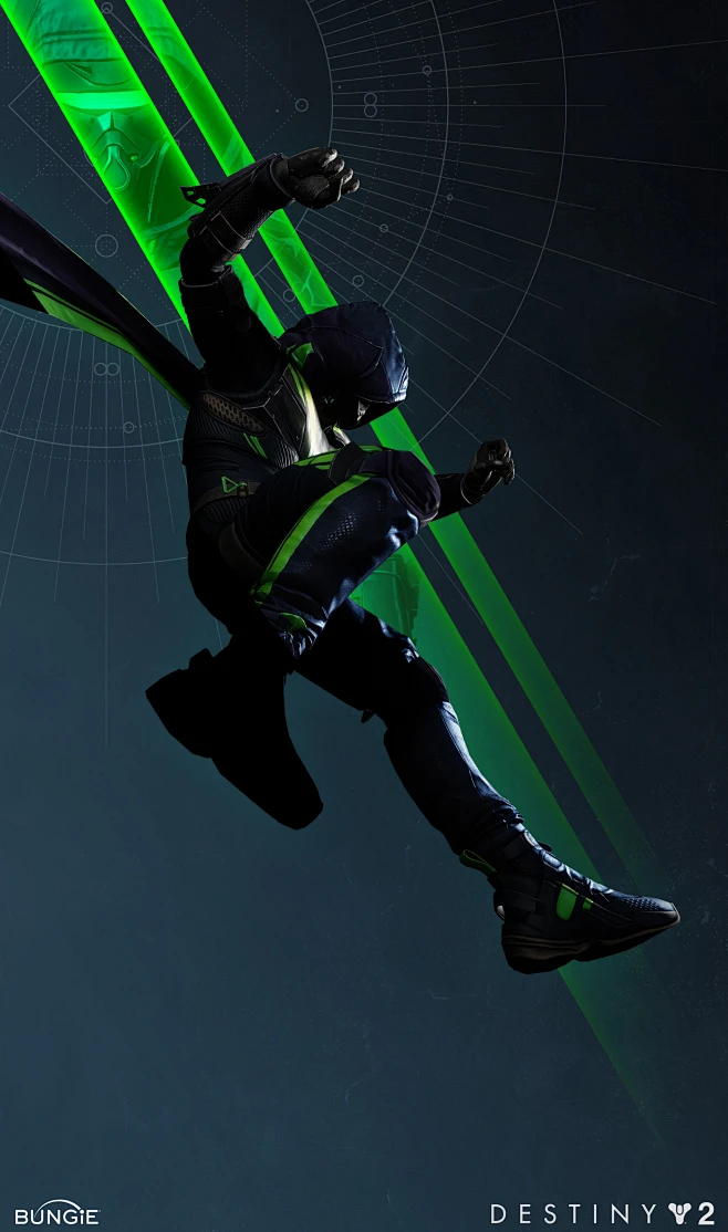 Hardened Basilisk Hunter Armor - Destiny 2 Season of the Seraph-花瓣网