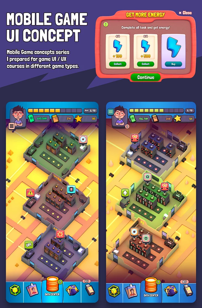 Mobile Game Design Mobile app Game Art icon design game artist game arts UI/UX mobile game ui ...