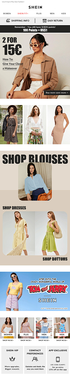 SHEIN|跨境电商|EDM|页面|纯文字|海报|促销|排版-花瓣网|陪你做生活的设计师