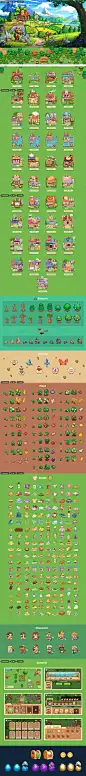 Behance 上的 Farming Game 2D art-花瓣网