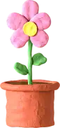 3D Buildable Classroom Flower-花瓣网